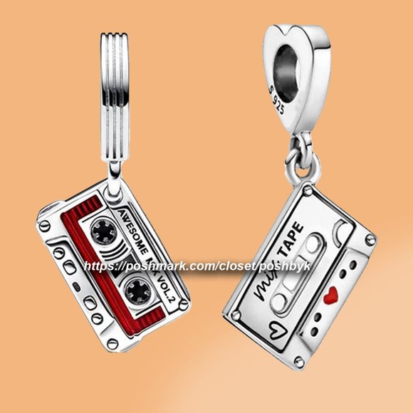 Pandora | Jewelry | Pandora Guardians Of The Galaxy Cassette Tape Charm ...